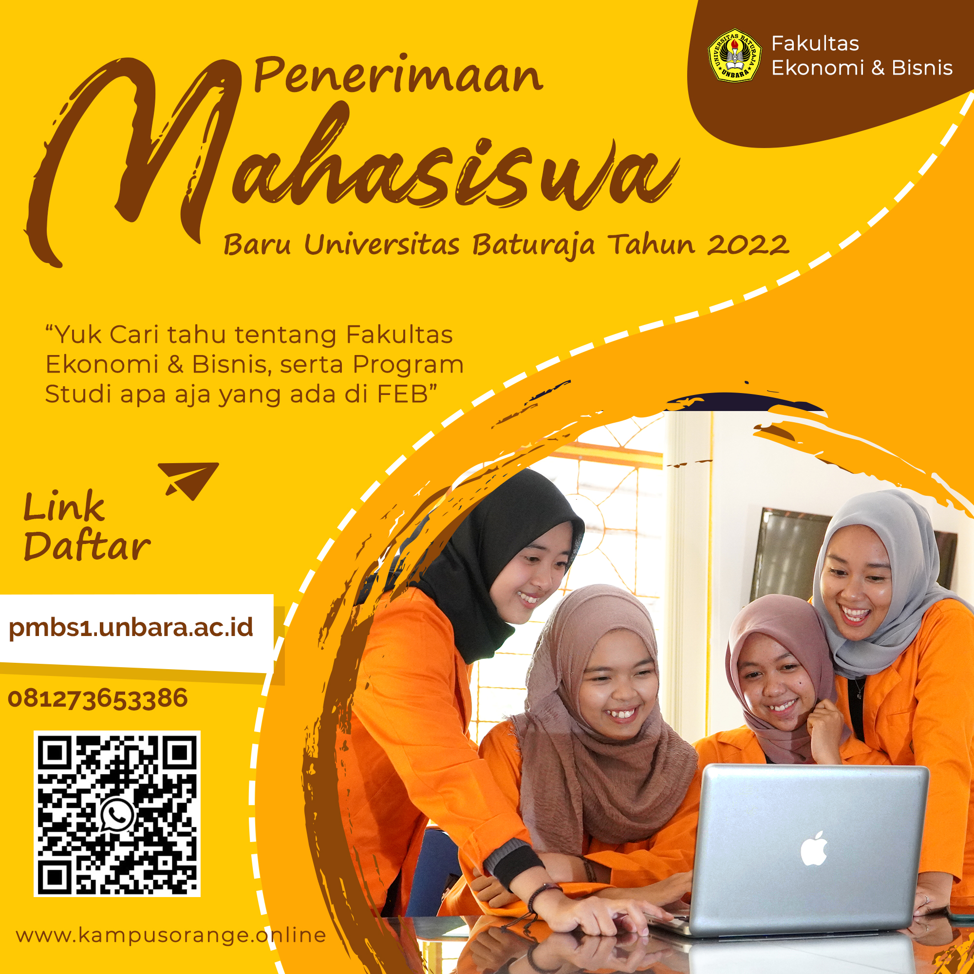 PENERIMAAN MAHASISWA BARU FAKULTAS EKONOMI & BISNIS